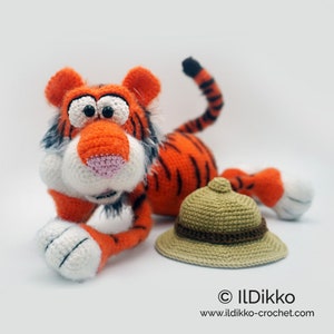 Amigurumi Pattern - Tiberius the Tiger - English Version - Etsy