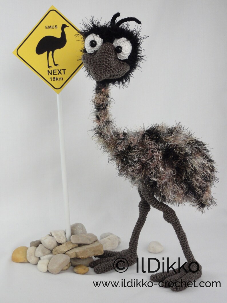 Amigurumi Häkel Muster Emma der Emu Deutsche Anleitung - Etsy España