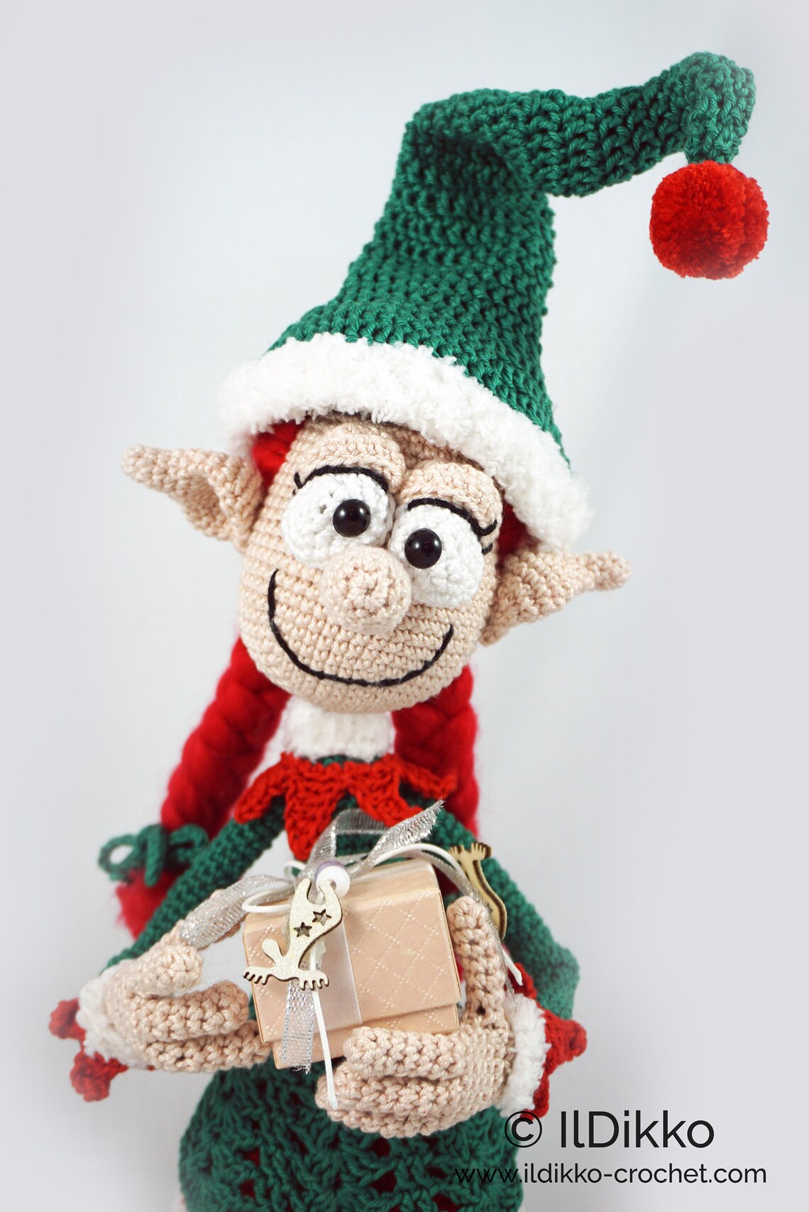 Amigurumi Häkel Muster - Elfriede Der Weihnachtself - Deutsche ...