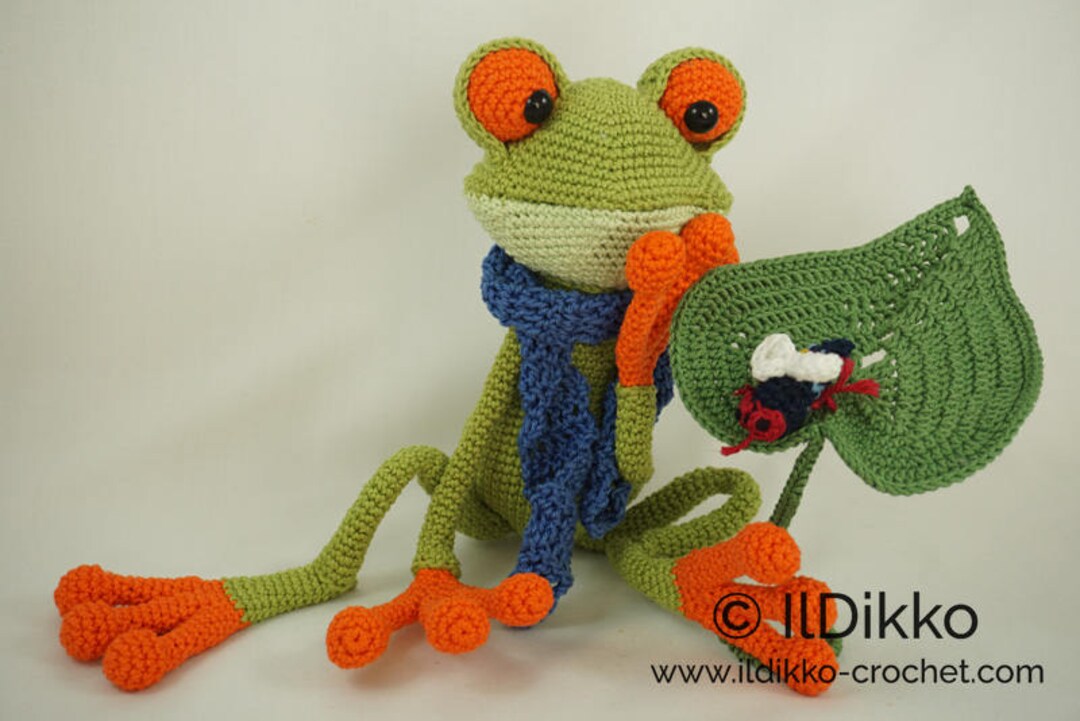 Amigurumi Pattern Fred the Frog English Version - Etsy