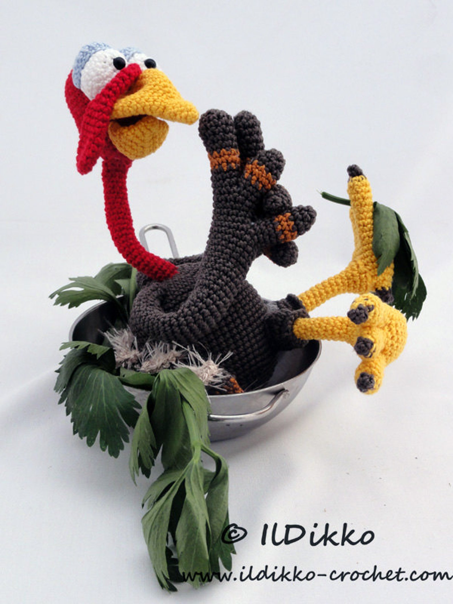 Amigurumi Pattern Theo the Turkey English Version - Etsy