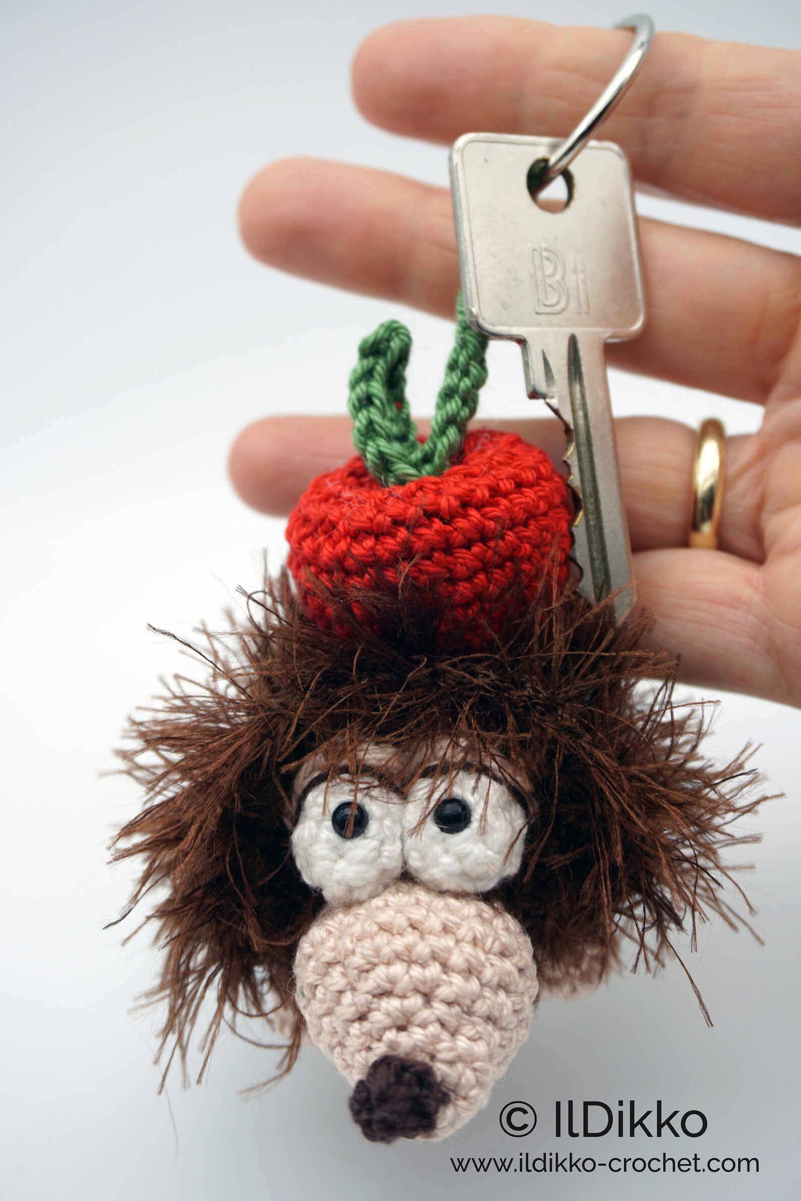Amigurumi Pattern Hedgehog Keychain English Version | Etsy