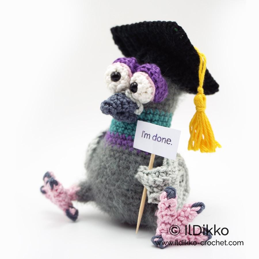 Amigurumi Pattern - Percy the Pigeon XS - English Version - Etsy