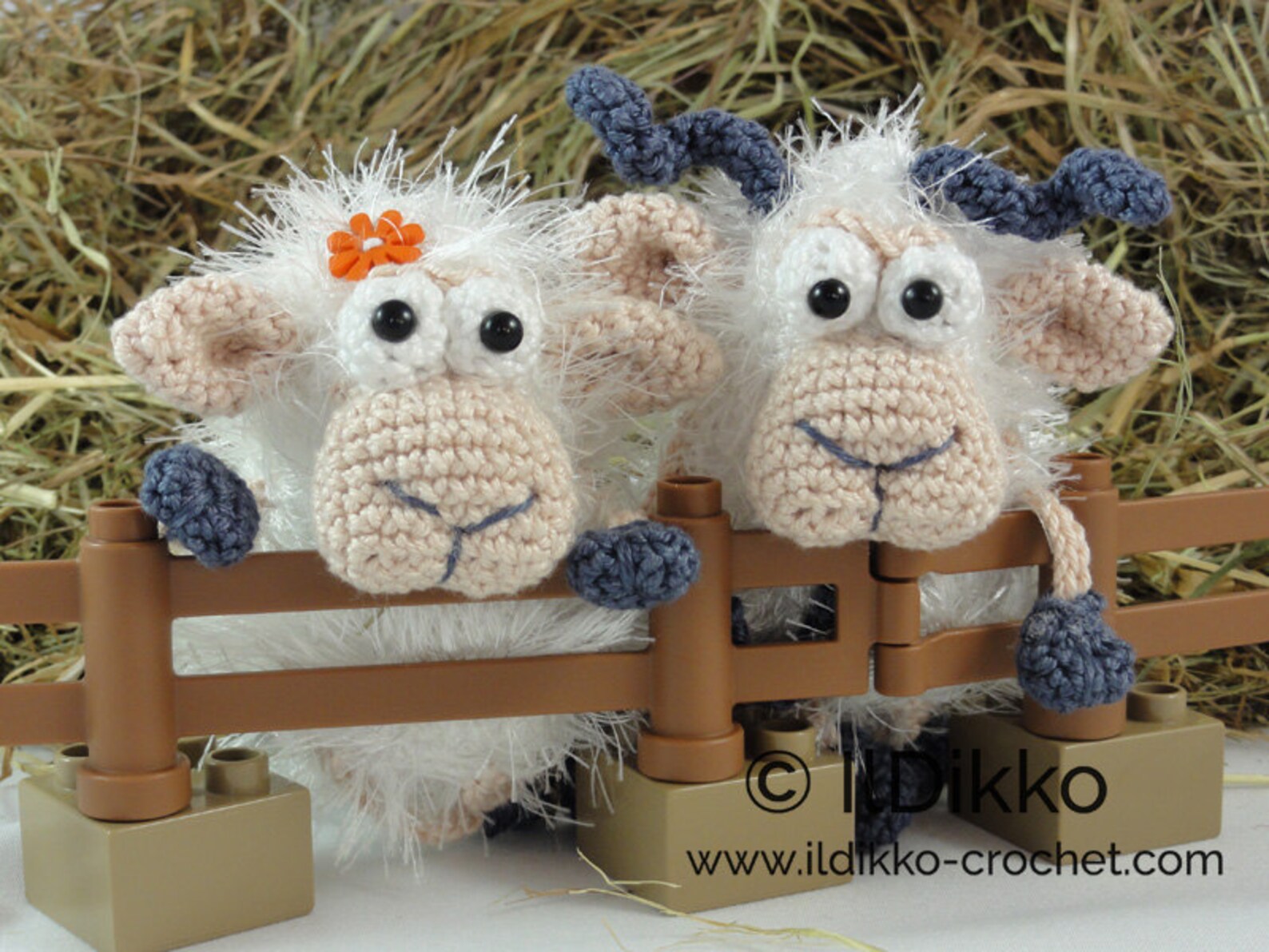 Amigurumi Pattern Baarney & Baarb the Sheep English - Etsy