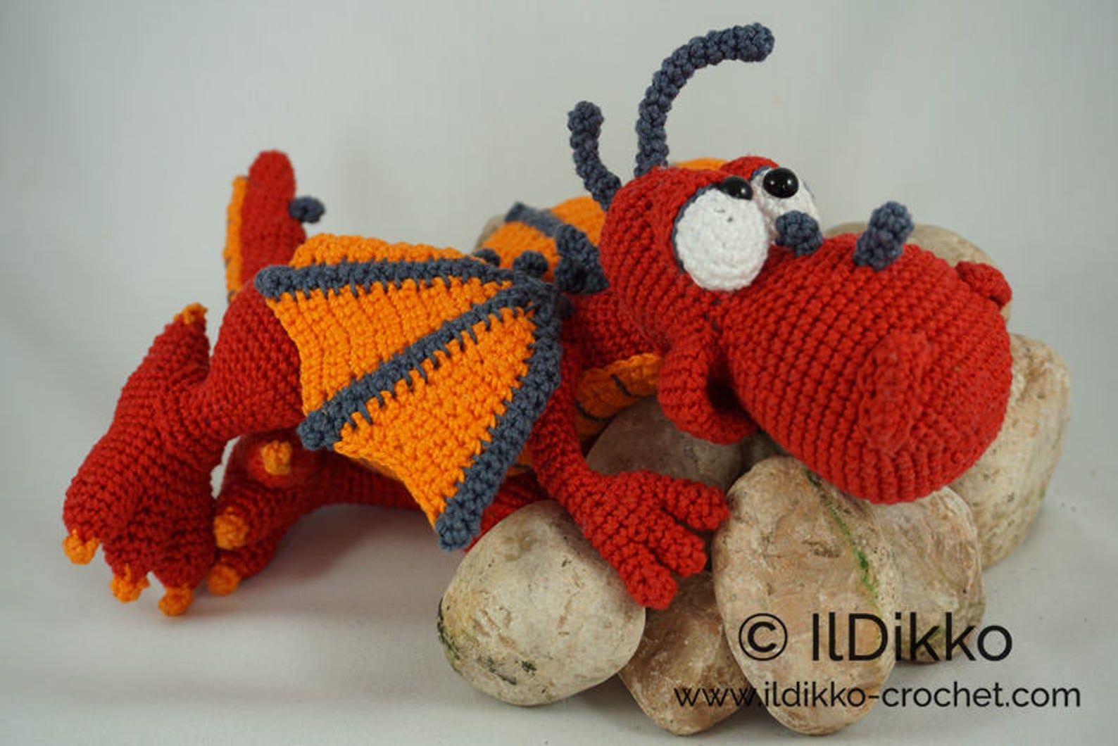 Amigurumi Häkel Muster Drew Der Drache Deutsche Anleitung | Etsy