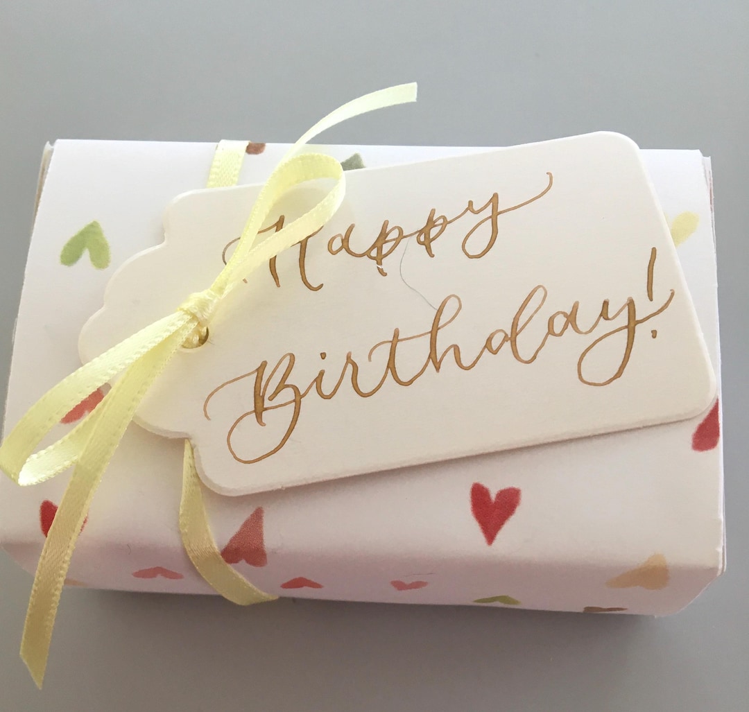 Happy Birthday Message Box - Etsy