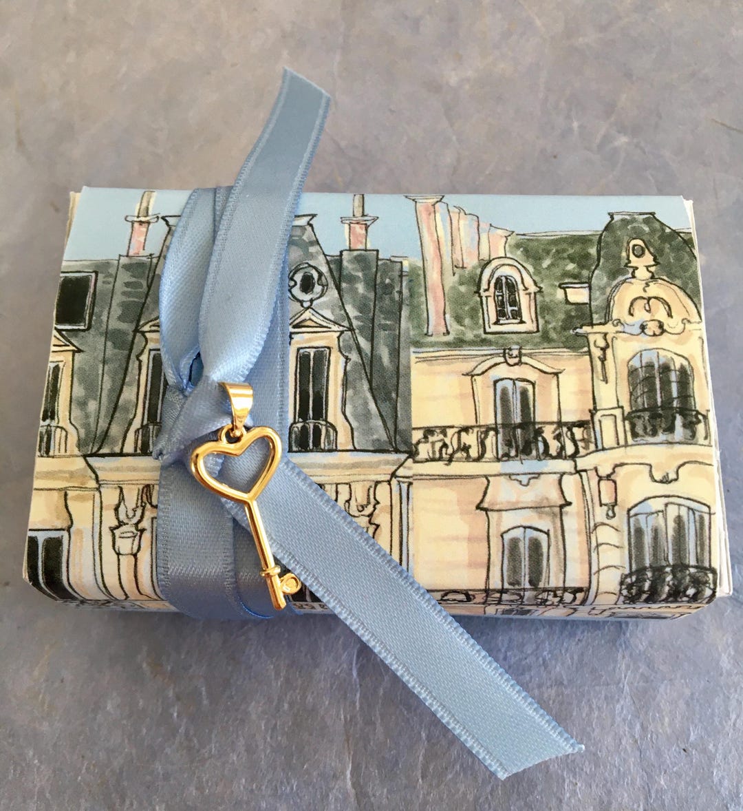 Paris Rooftops With Love Key - Etsy