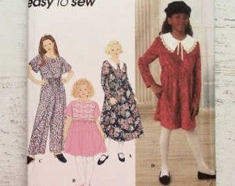 Simplicity 7594 Sewing Pattern Girls' Jumpsuit Size 12 - Etsy