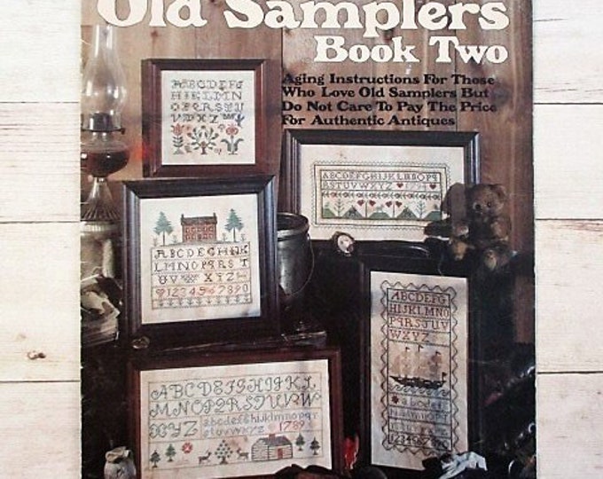 Old Samplers Book Two - Leisure Arts Leaflet 2007 - Vintage Counted ...