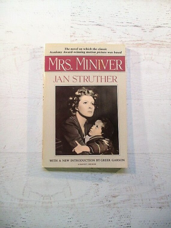 Mrs. Miniver by Jan Struther 50th Anniversary Edition | Etsy