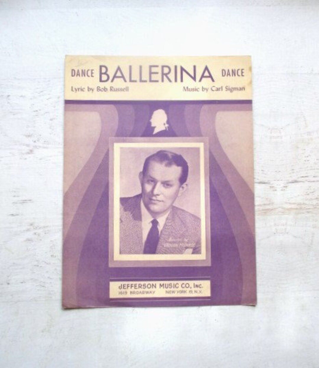 1947 Sheet Music dance Ballerina Dance Lyrics by Bob Russell, Music by ...