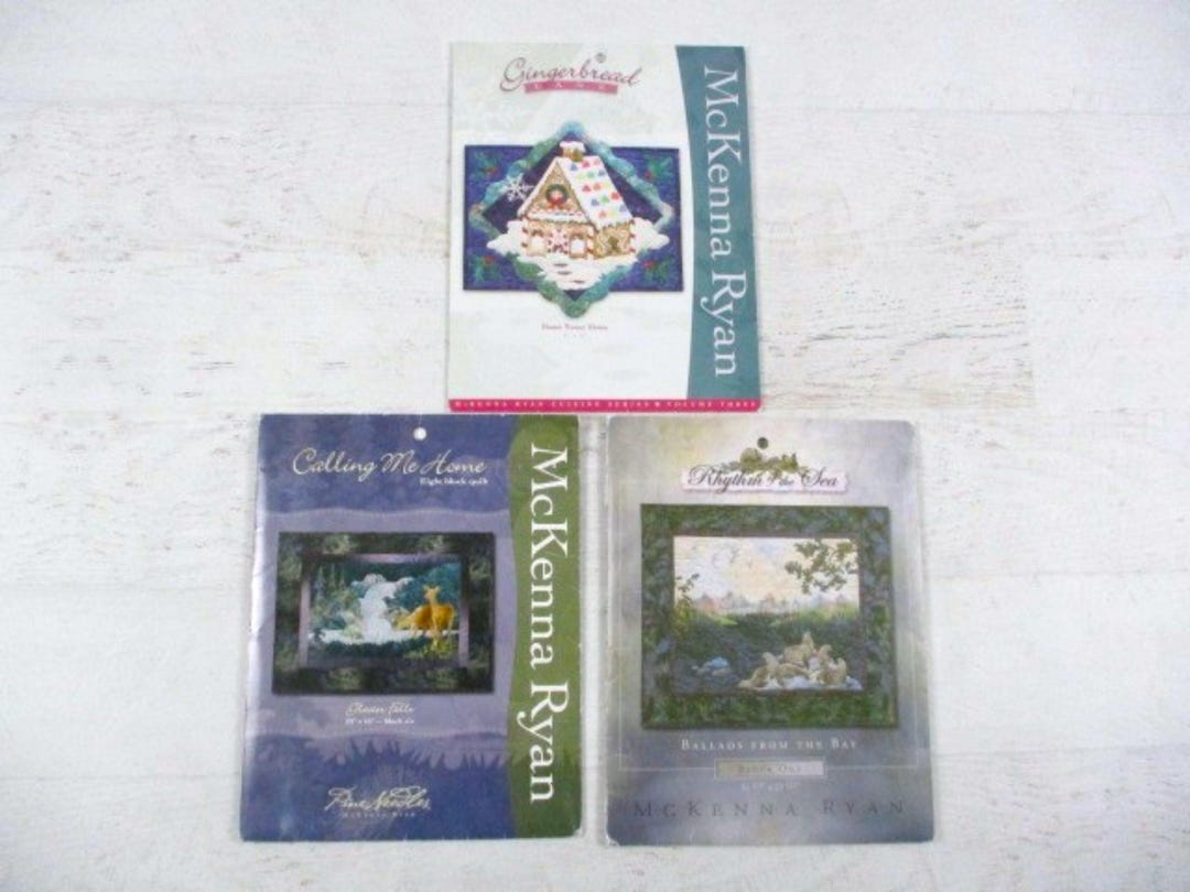 Mckenna Ryan Quilting Patterns - Lot of Three 3 - Rhythm of the Sea ...