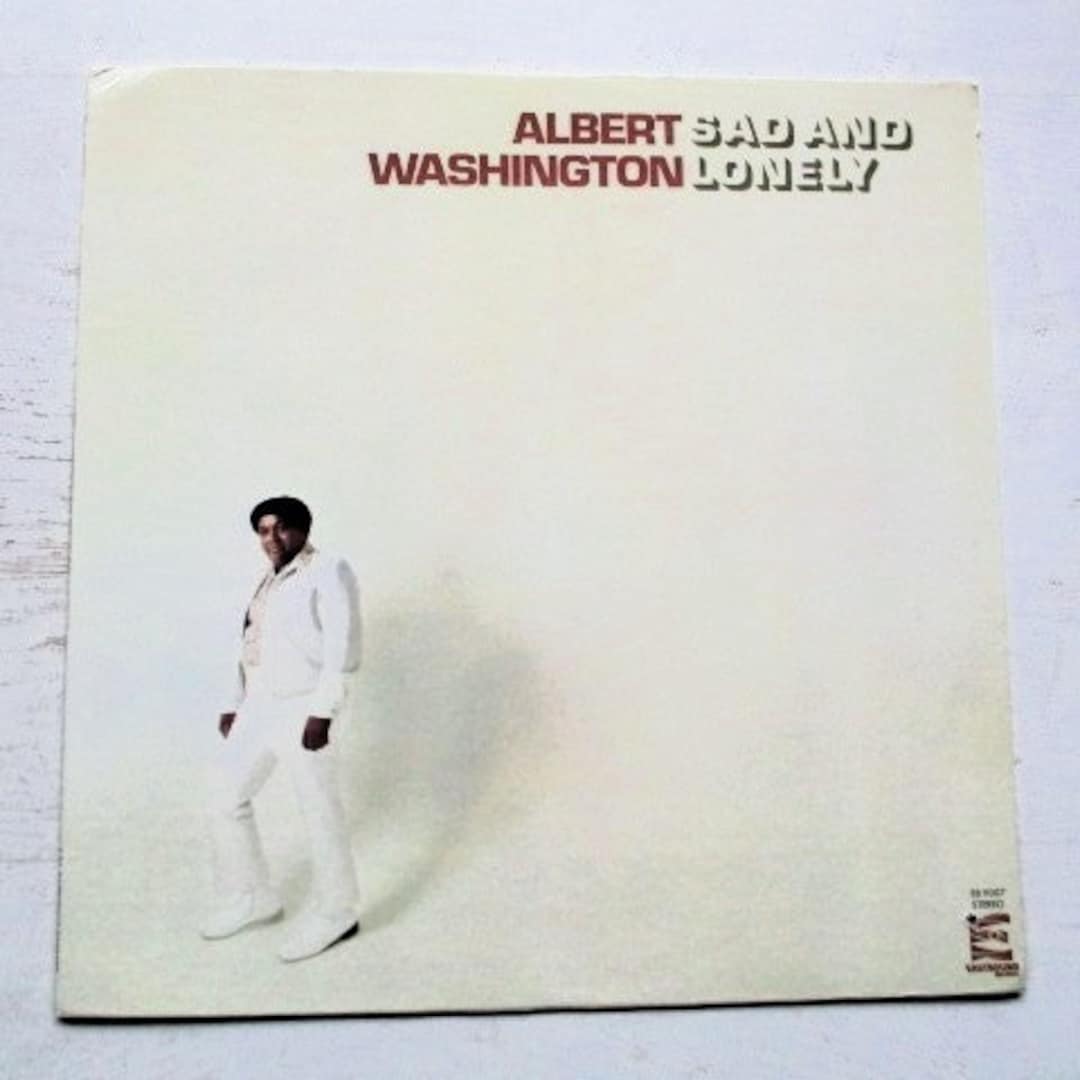 Albert Washington Sad and Lonely Funk Soul R&B Record - Etsy