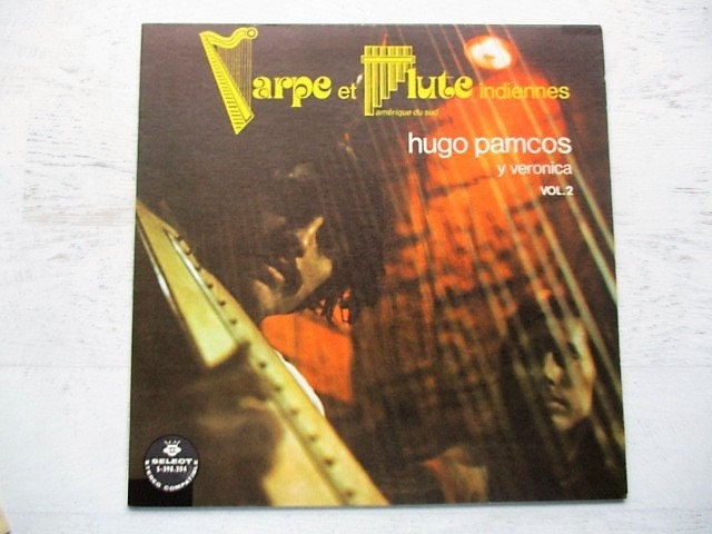Hugo Pamcos Y Veronica Harpe Et Flute Indiennes Vol. 2 - Etsy