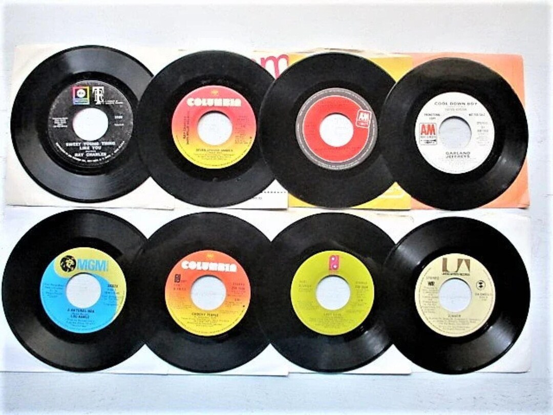 8 Soul, R&B 45RPM Records - Ray Charles, Lou Rawls, Garland Jeffreys ...