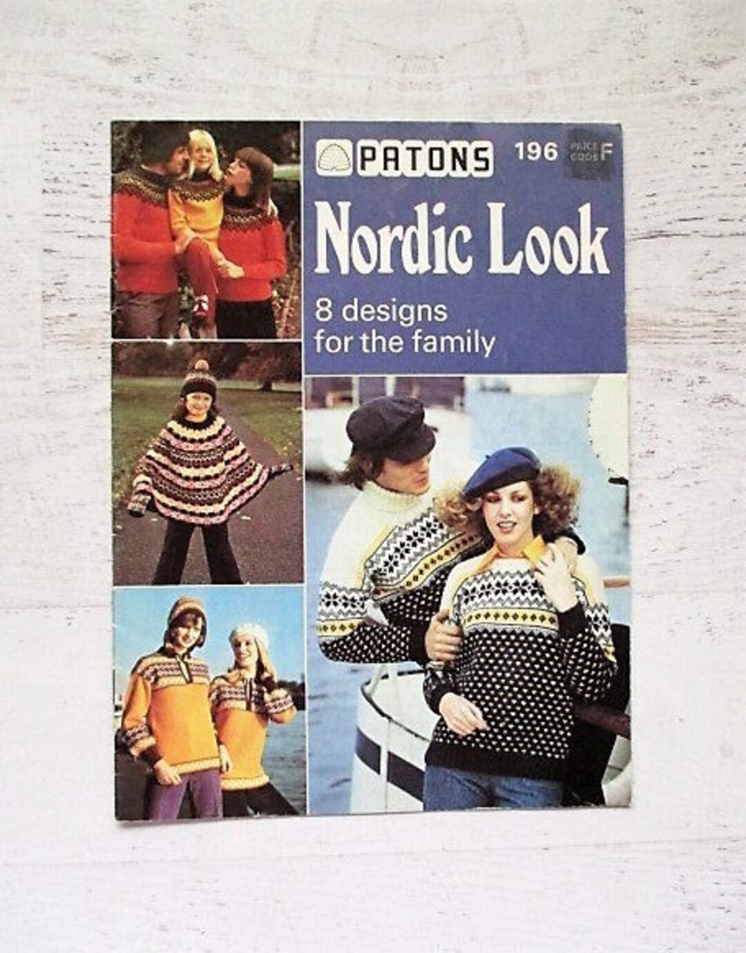 Patons Booklet 196 Nordic Look 8 Designs for the Family - Etsy
