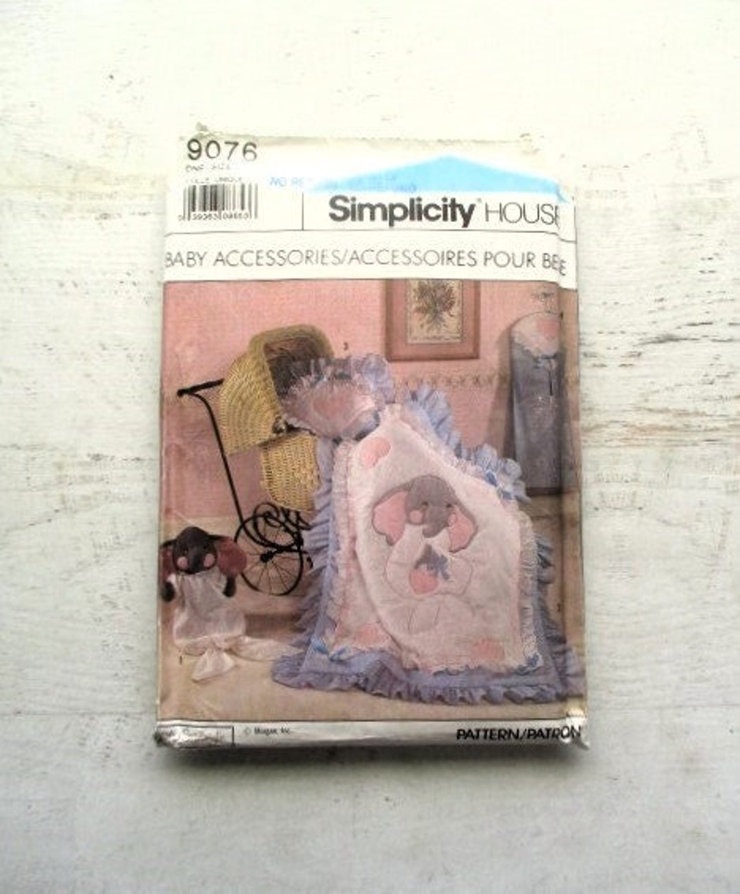 Simplicity House UNCUT 9076 Babies' Quilt, Diaper Bag, Pillow & Stuffed ...