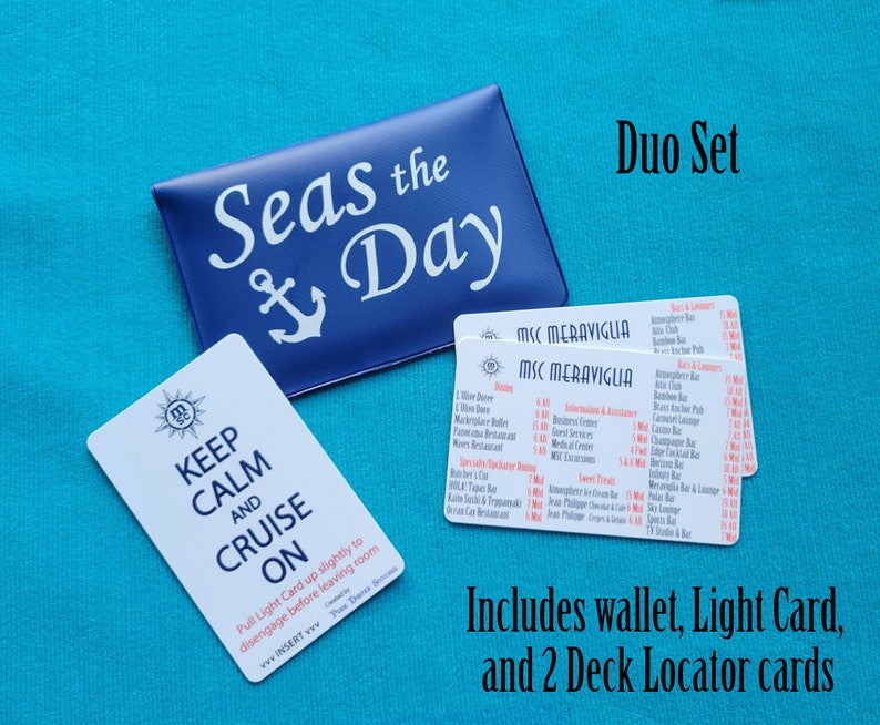 MSC Cruise Gift Set: Light Card® and Deck Locator® - Etsy