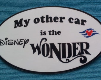 Disney Cruise Fan Car Magnet or Sticker my Other Home | Etsy