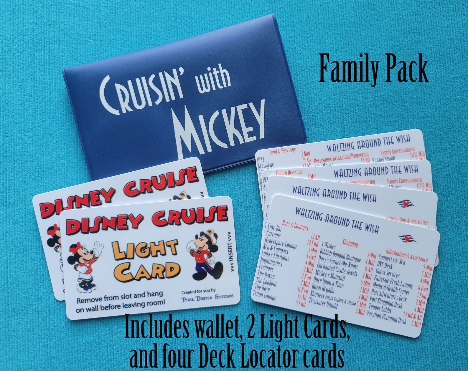 Disney Cruise Light Card® and Deck Locator Gift Sets Great - Etsy