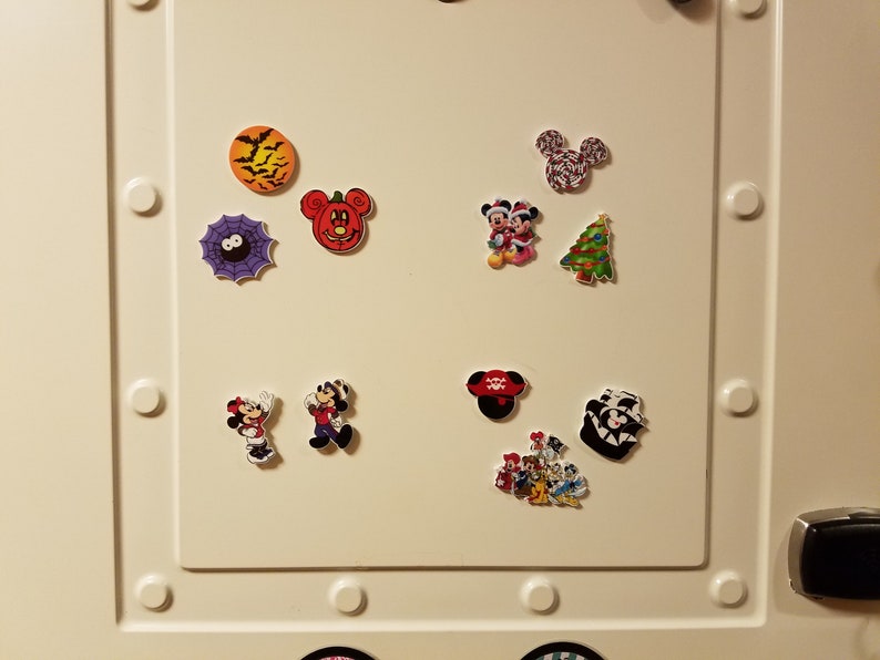 Captain Mickey & Minnie Mini Magnets - Disney Cruise Fish Extender Gift ...