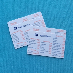 NCL - Deck Locator® - Cruise Wayfinder Cards - Norwegian Cruise Lines ...