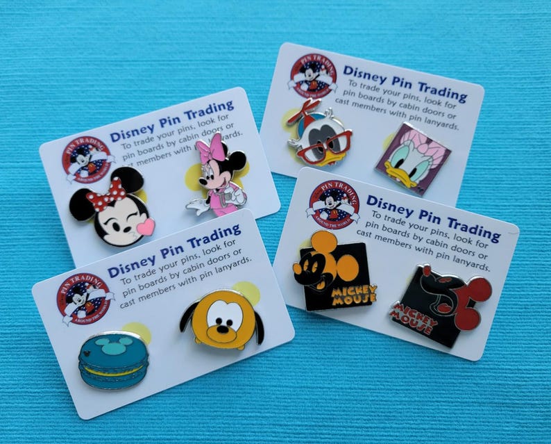 Disney Pin Trading Pin Display Card - Cruise or Park Version - Two Free ...