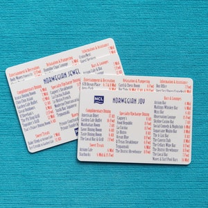 NCL Deck Locator™ Cruise Wayfinder Cards Norwegian Cruise Lines - Etsy