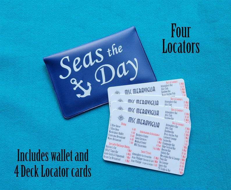 MSC Cruise Gift Set: Light Card® and Deck Locator® - Etsy