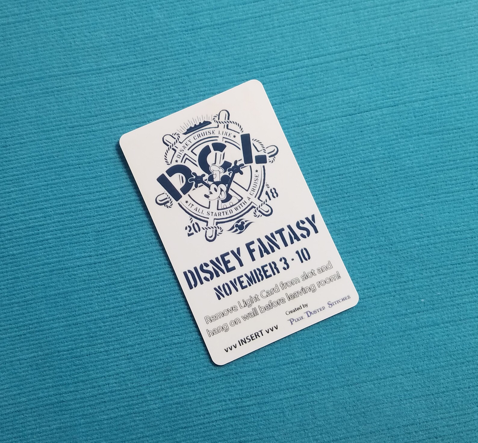 Disney Cruise Light Card® Stencil Captain's Wheel 2019 | Etsy
