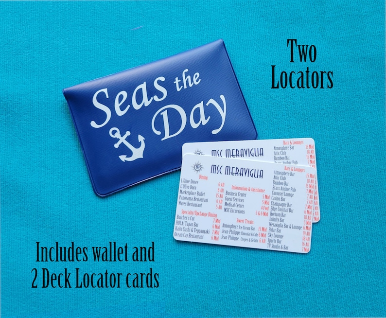 MSC Cruise Gift Set: Light Card & Deck Locator - Etsy