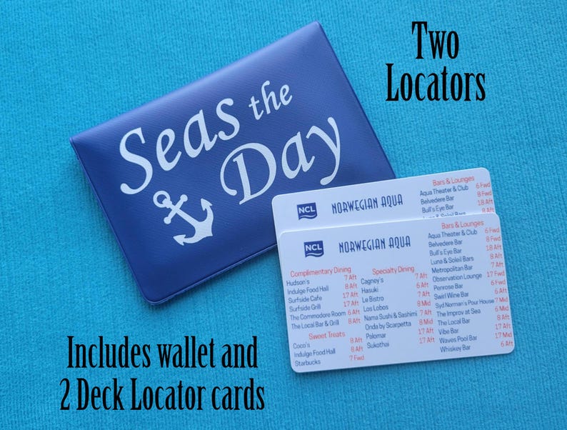 Norwegian Cruise Line Gift Set: Light Card® and Deck Locator® - Etsy