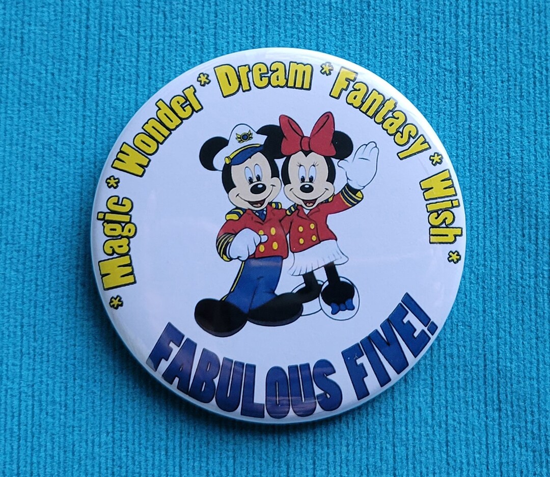 Disney Cruise Fabulous Five Magnet – Mickey & Minnie Celebration - Etsy