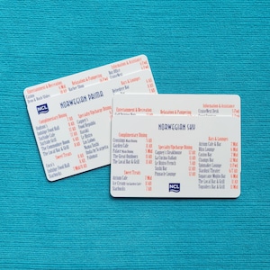 NCL Deck Locator™ Cruise Wayfinder Cards Norwegian Cruise Lines - Etsy