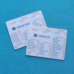 NCL - Deck Locator® - Cruise Wayfinder Cards - Norwegian Cruise Lines ...