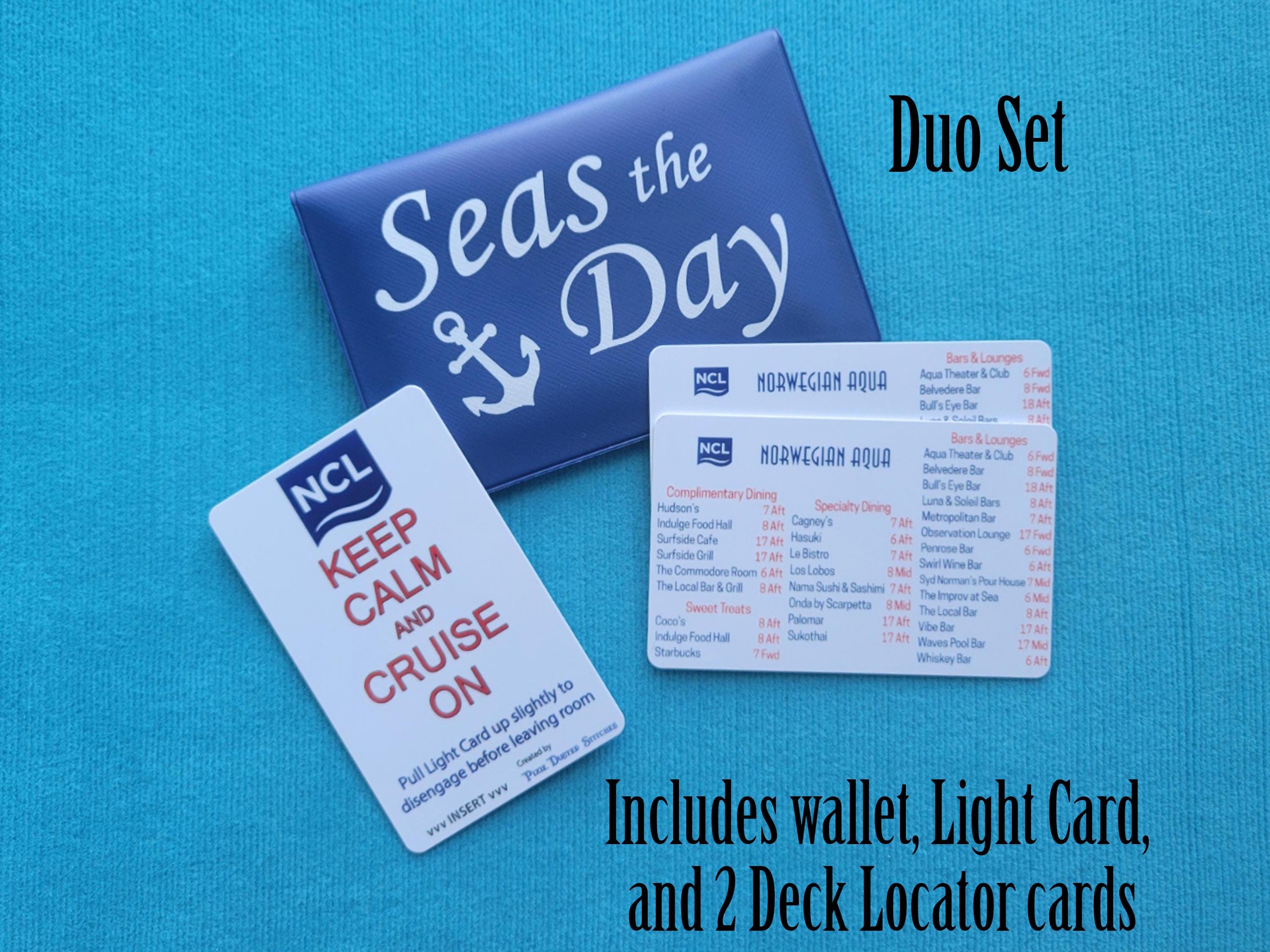 Norwegian Cruise Line Gift Set: Light Card® and Deck Locator® - Etsy