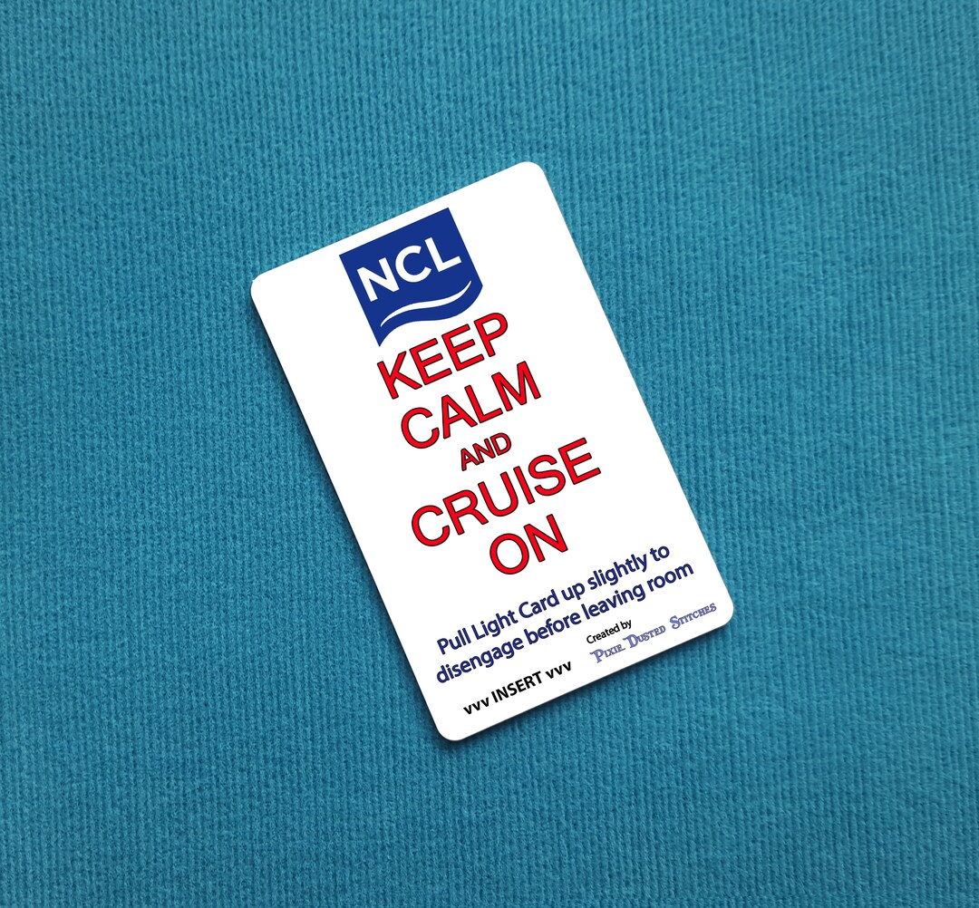 Norwegian Cruise Line Light Card: Key Switch Activator - Etsy