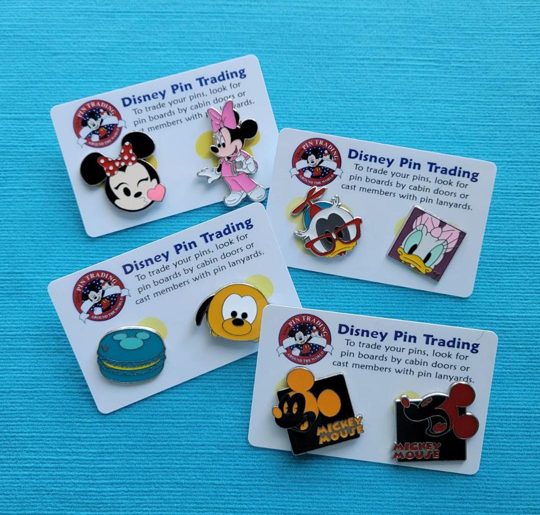 Disney Pin Trading Pin Display Card - Cruise or Park Version - Two Free ...