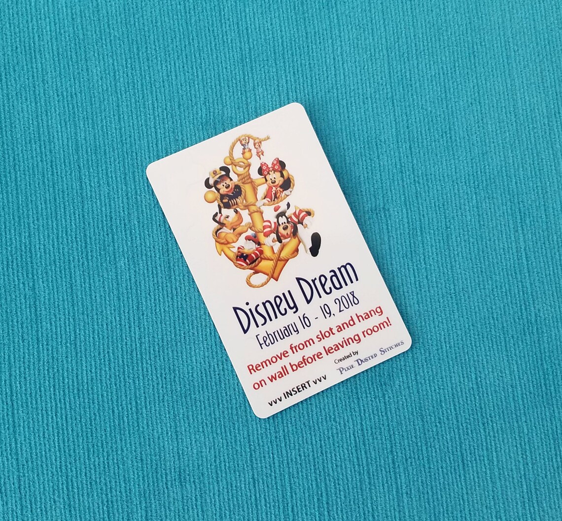 Disney Cruise Light Card® Anchors Away Custom Magic Card - Etsy