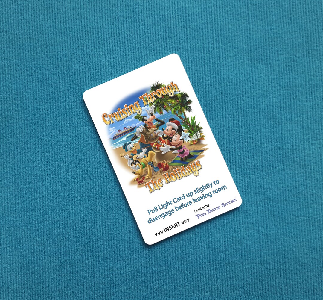 Disney Cruise Light Card – Cruising Through the Holidays Design, Fish ...