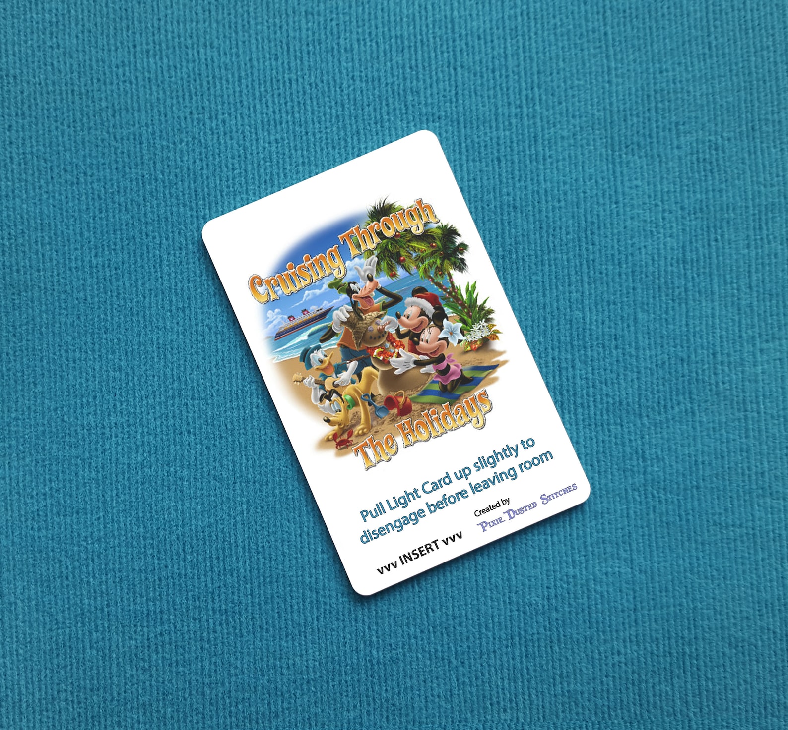 Disney Cruise Light Card – Cruising Through the Holidays Design, Fish ...