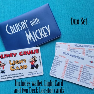 Disney Cruise Light Card® and Deck Locator Gift Sets Great - Etsy