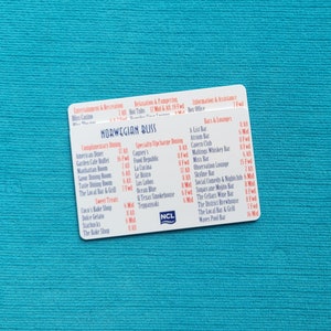 NCL Deck Locator™ Cruise Wayfinder Cards Norwegian Cruise Lines - Etsy