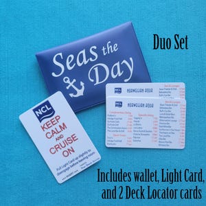 NCL Cruise Gift Set: Deck Locator® and Light Card® - All Ships ...