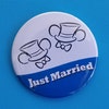 Just Engaged Ears Button Mr & Mrs Disney Wedding Disney Cruise Disney ...