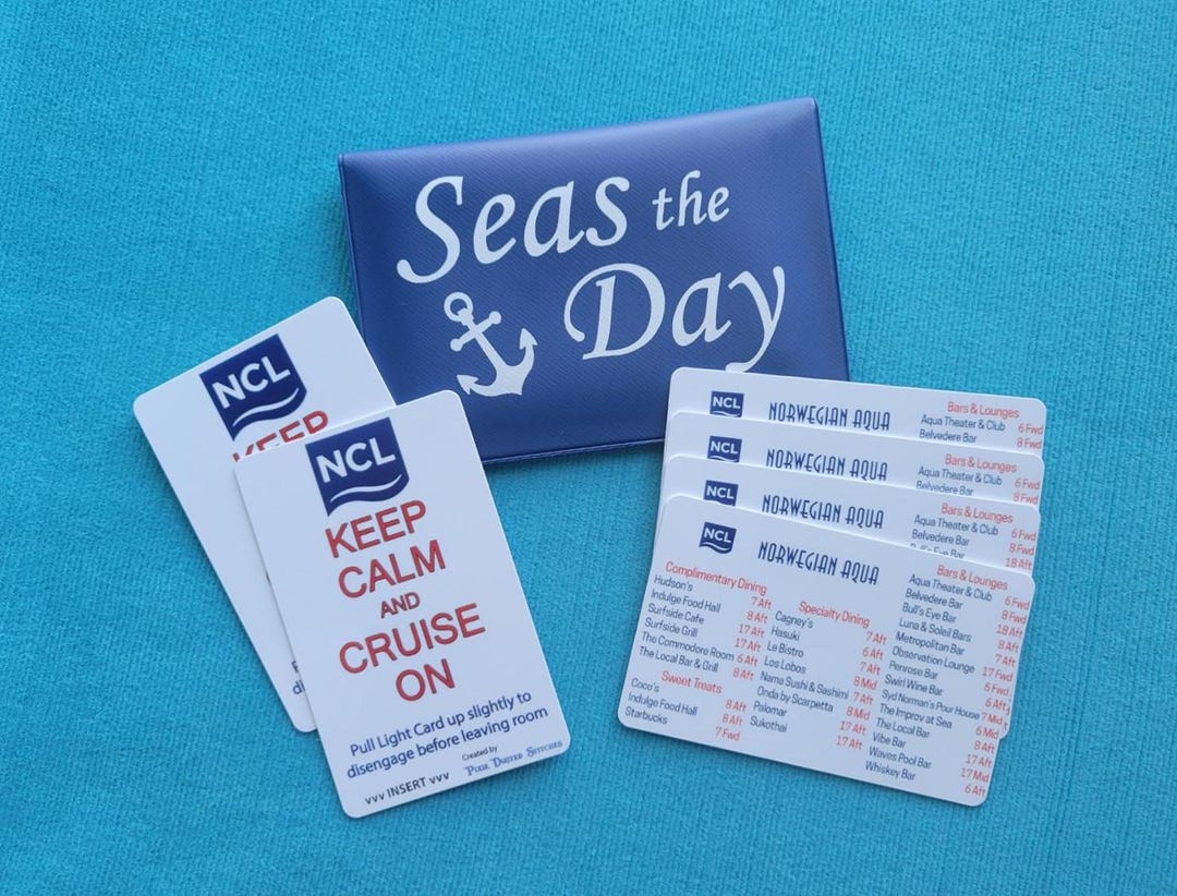 Norwegian Cruise Gift Set: Deck Locator® and Light Card® for NCL ...