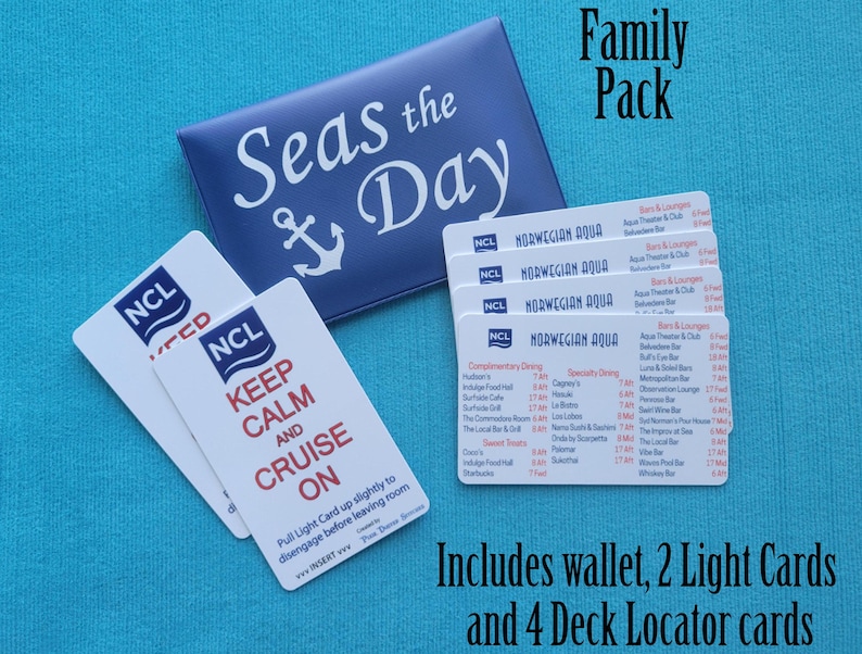 Norwegian Cruise Gift Set: Deck Locator® and Light Card® for NCL ...