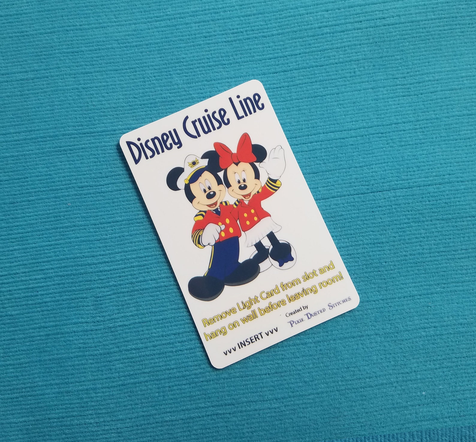 Disney Cruise Line Light Card® Captain Mickey & Sailor - Etsy