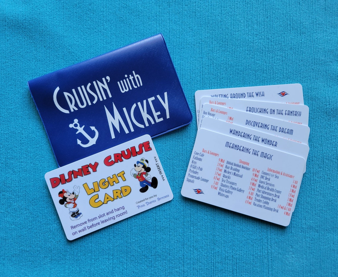 Disney Cruise Light Card® and Deck Locator Gift Sets Great - Etsy