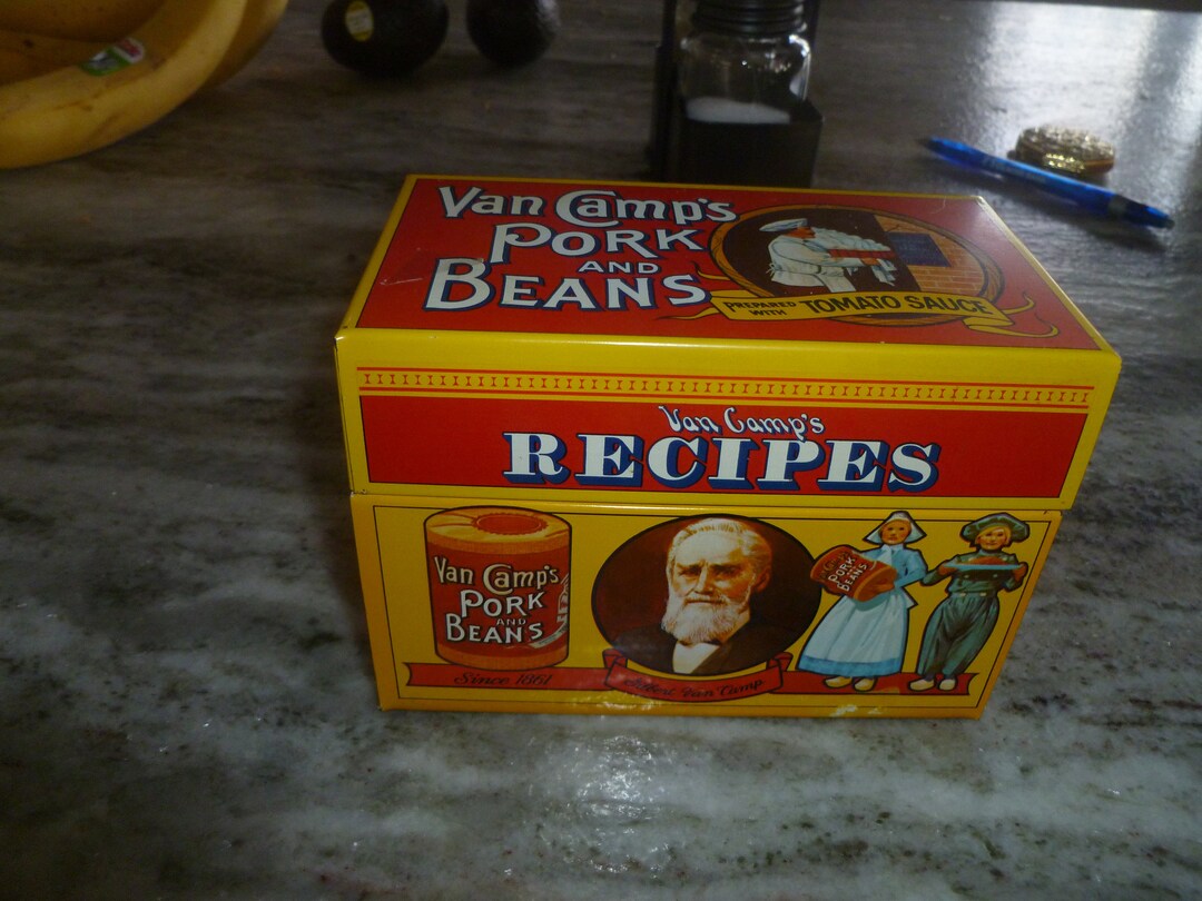 Vintage Quacker Oats Recipe Box - Etsy